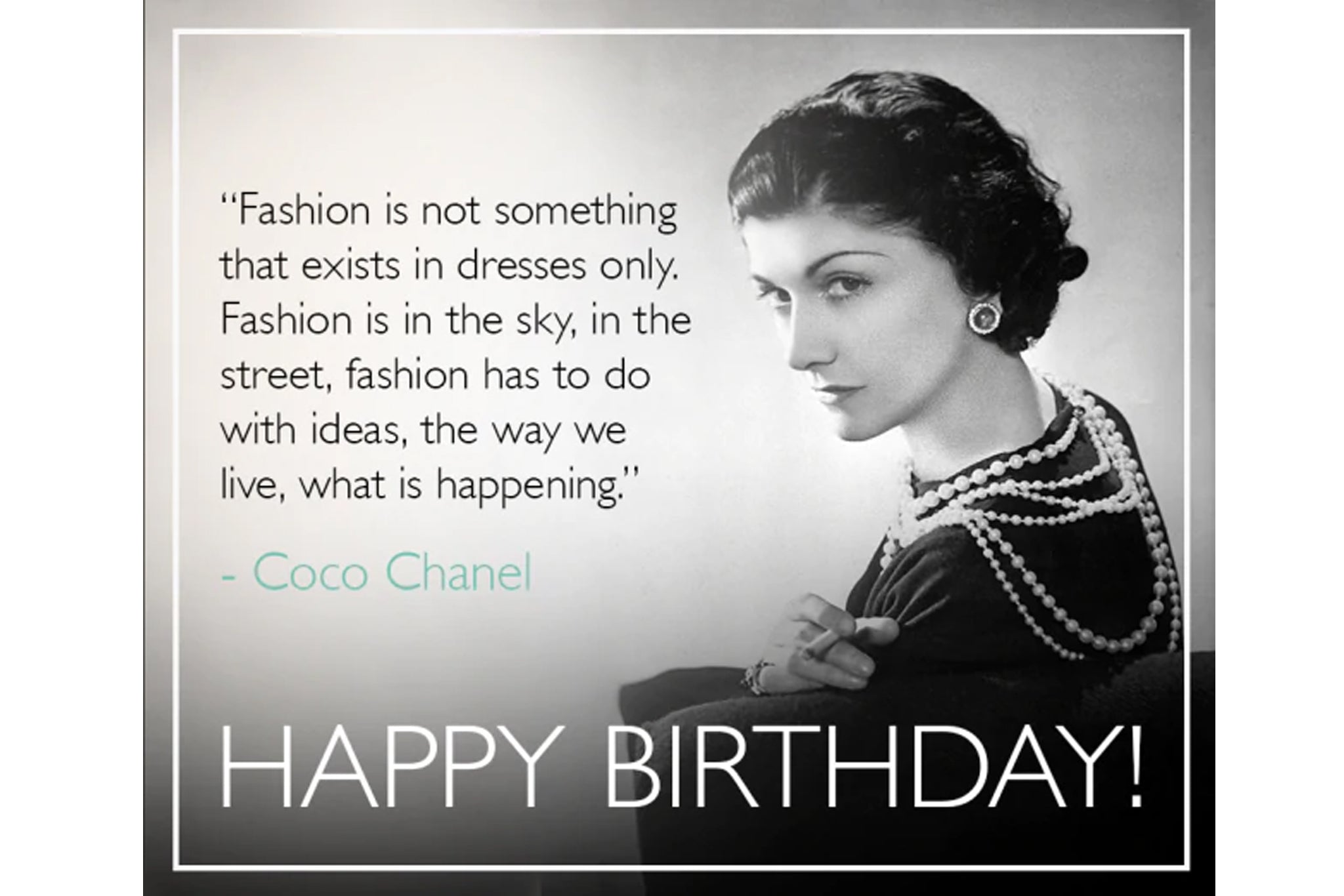 Famous Fashion Quotes By Coco Chanel