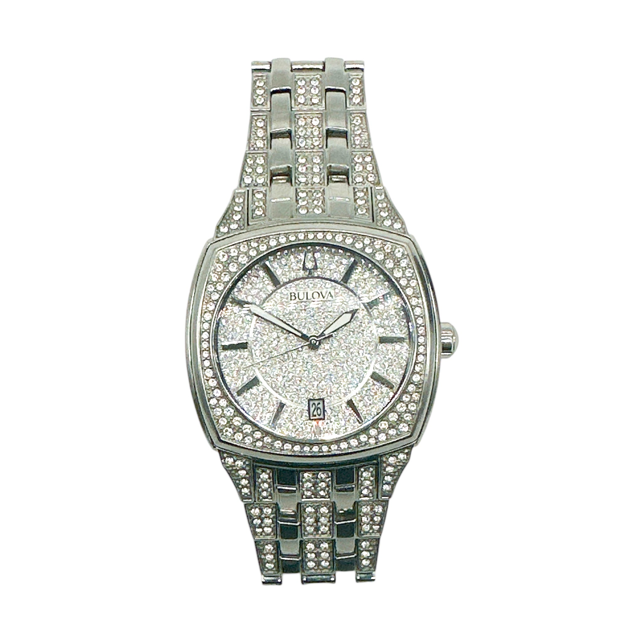 BULOVA Phantom Stainless Steel & Crystal Men's Watch - 96B296 ...