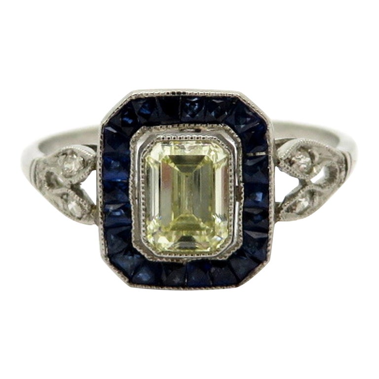 Table Cut Diamond Ring
