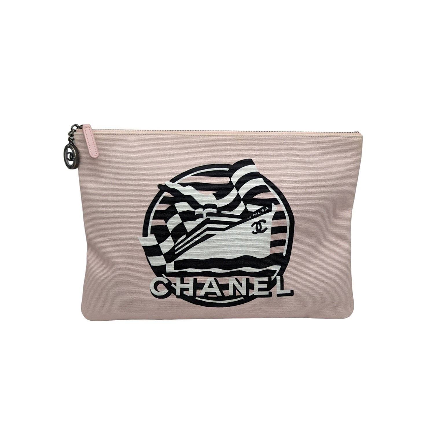 Chanel La Pausa Bay Pouch O-Case Light Pink - TheRelux.com